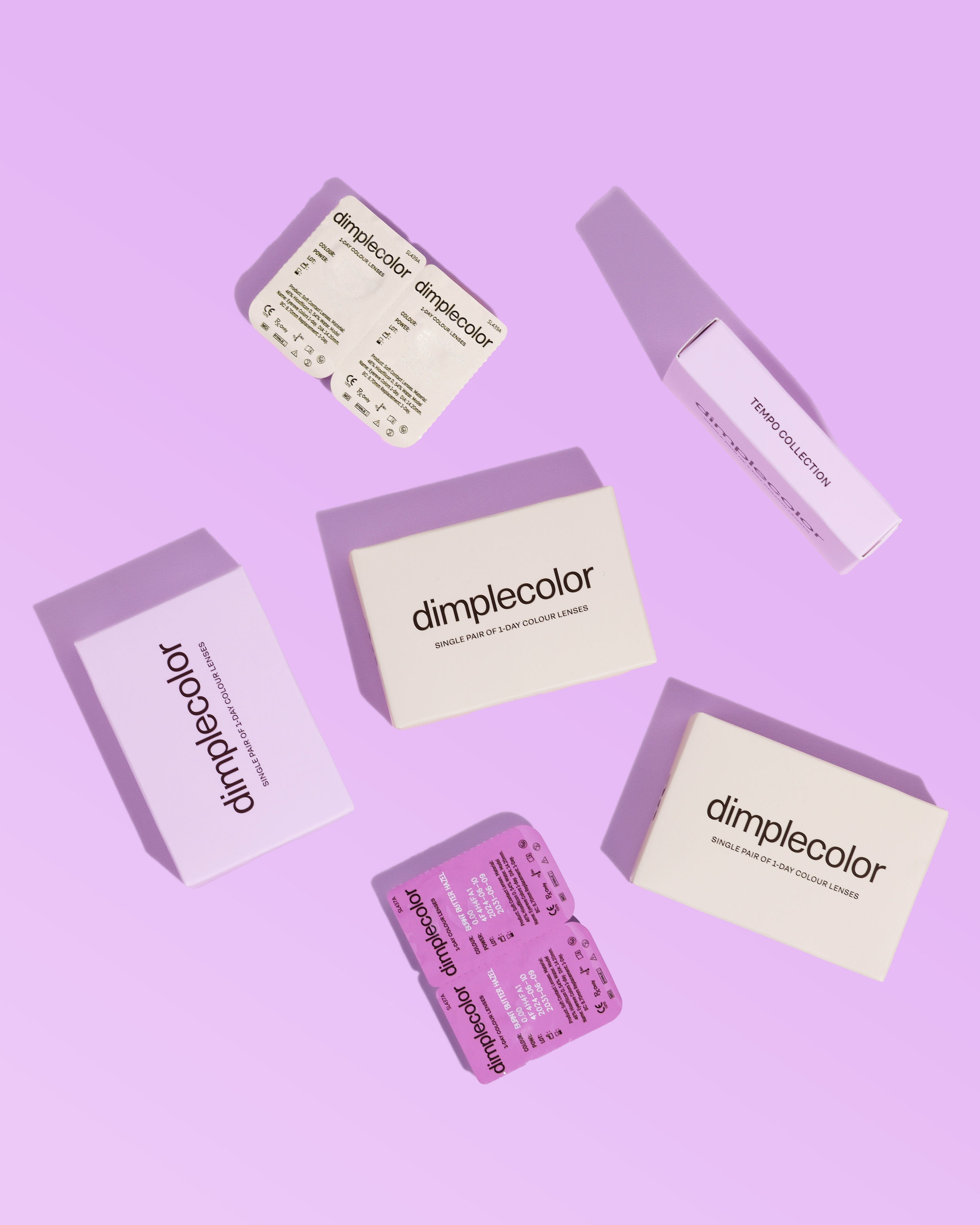 Colour Lens Discovery Set | 4-Colour Lens Sample Pack – Dimple Color