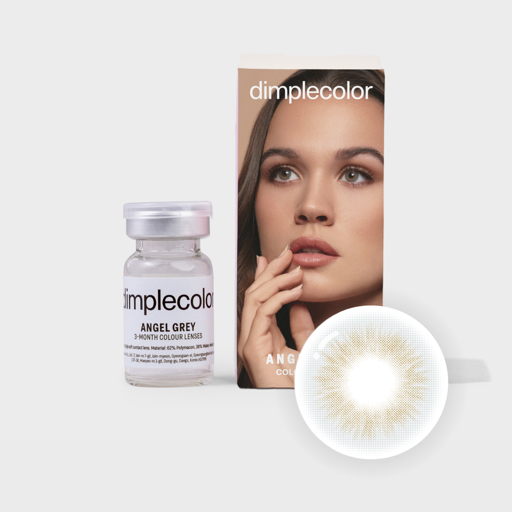 Grey Colour Contacts | Angel Grey Colour Lenses - Dimple – Dimple Color