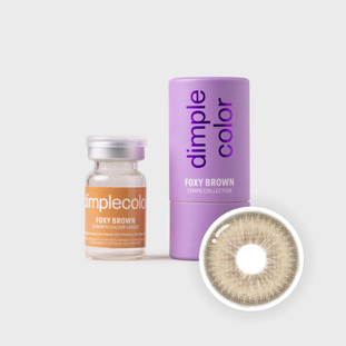 Light Brown Hazel Lenses - Foxy Brown - Dimple – Dimple Color