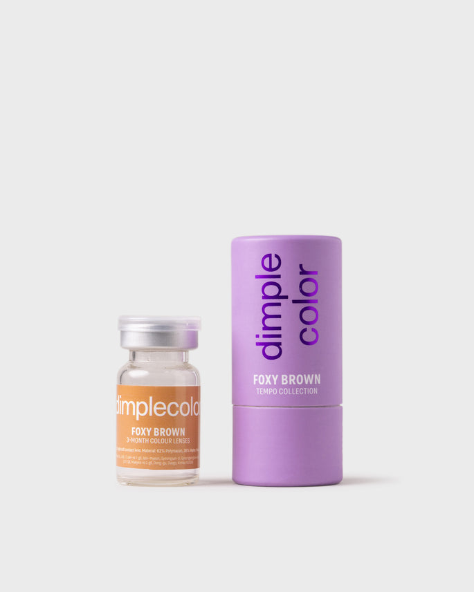 Light Brown Hazel Lenses - Foxy Brown - Dimple – Dimple Color