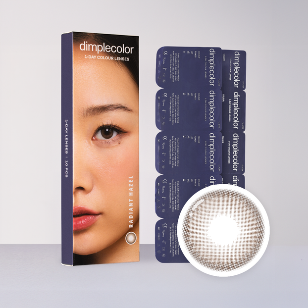 Radiant Hazel (1 Day Lenses) – Dimple Color