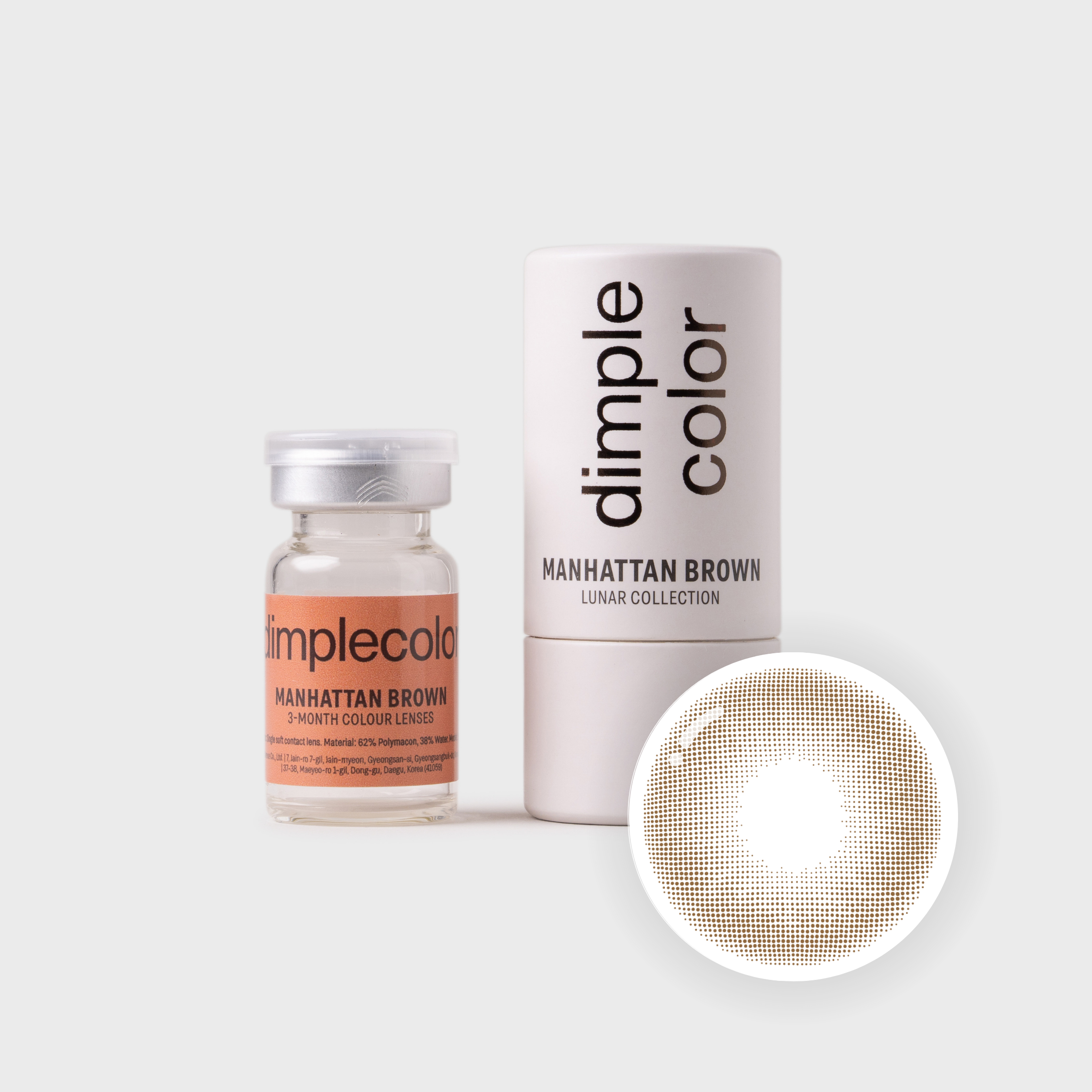 Natural Brown Colour Contacts | Manhattan Brown - Dimple – Dimple Color