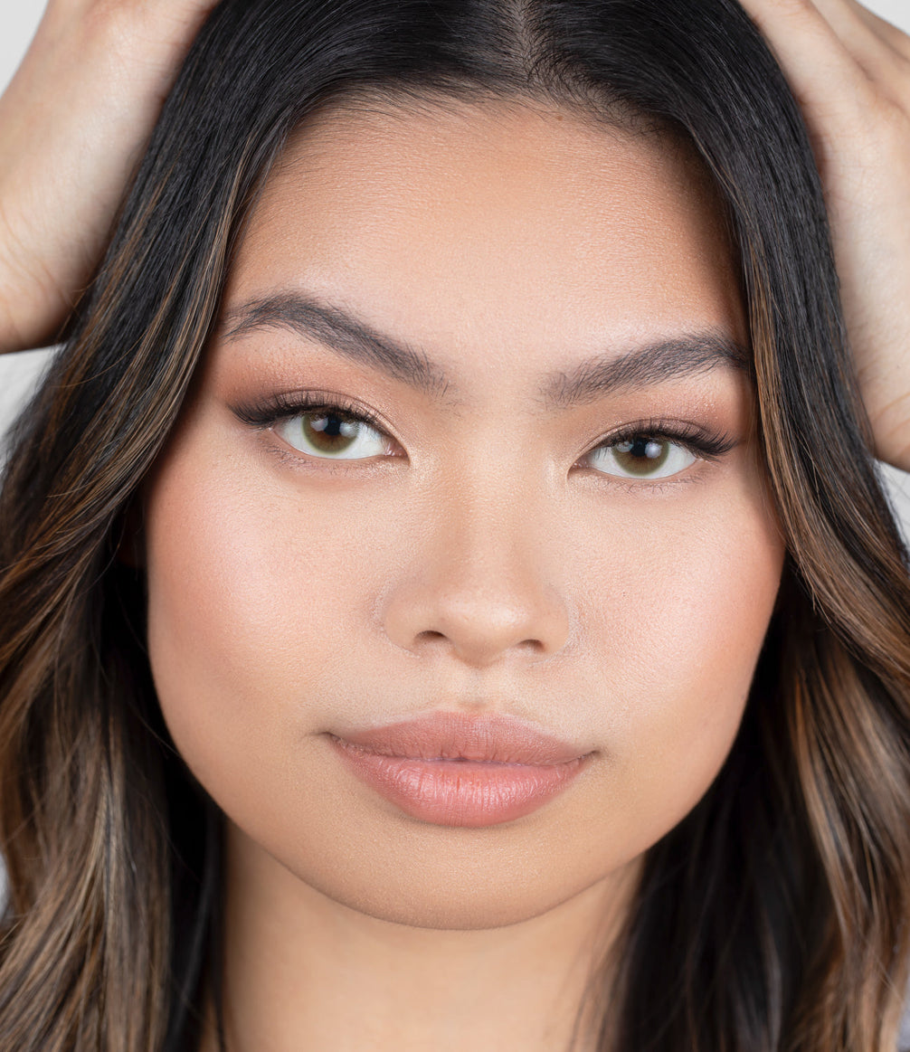 Natural Green Colour Contacts | Matcha Green - Dimple – Dimple Color