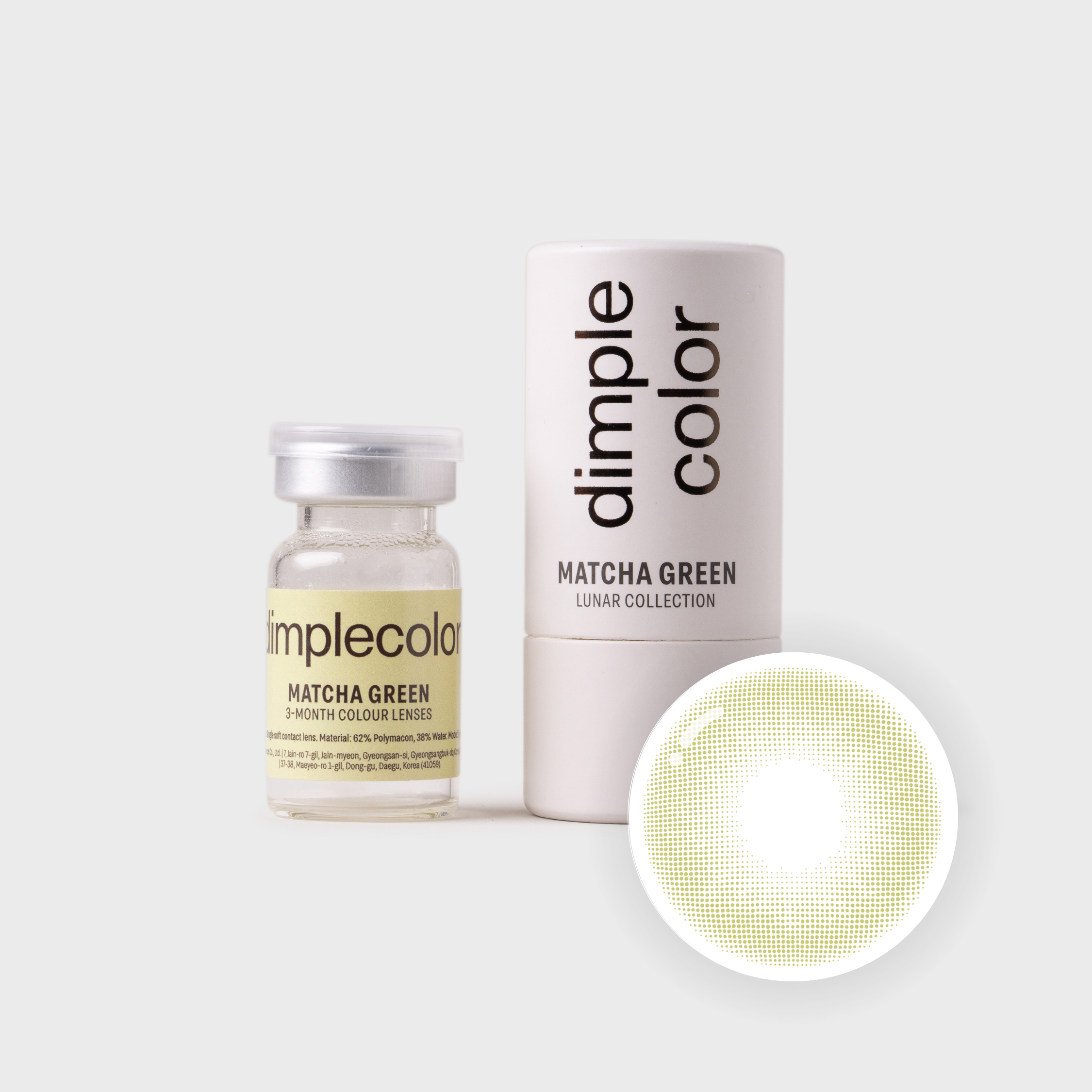 Natural Green Colour Contacts | Matcha Green - Dimple – Dimple Color