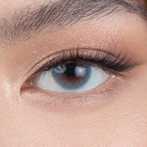 Natural Blue Colour Contacts | Maya Blue - Dimple – Dimple Color