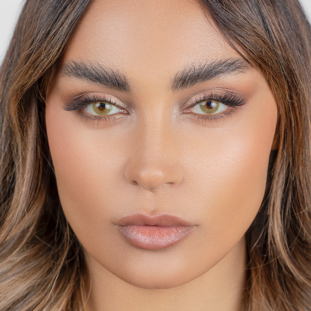 Best Bright Green Colour Contacts | Sahara Green - Dimple – Dimple Color